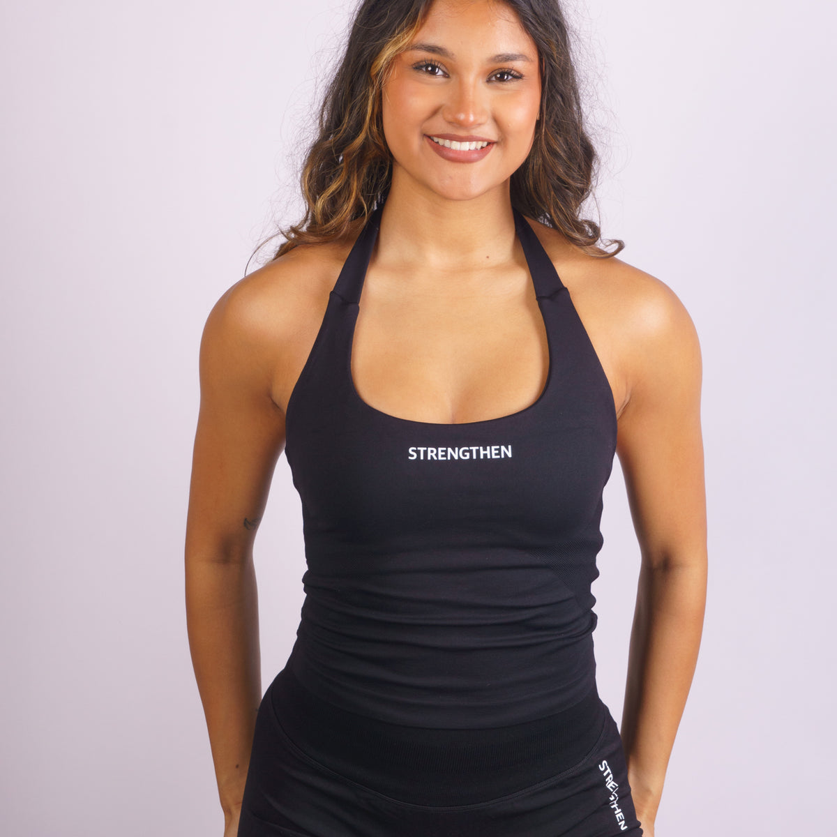 Hazel Halter bra- Black – Strengthen