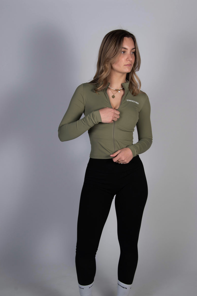 Premium BBl Jacket- Green – strengthen.official